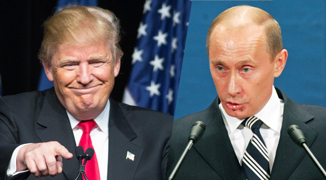 Donald Trump Proudly Shows Off A Letter From Vladimir Putin