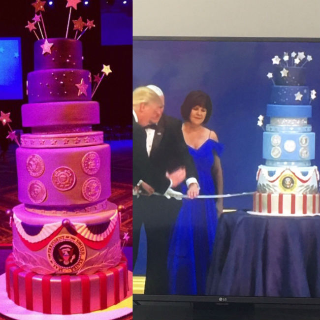 Pastry Chef Tweets Donald Trump Cake Similar To Obama Cake
