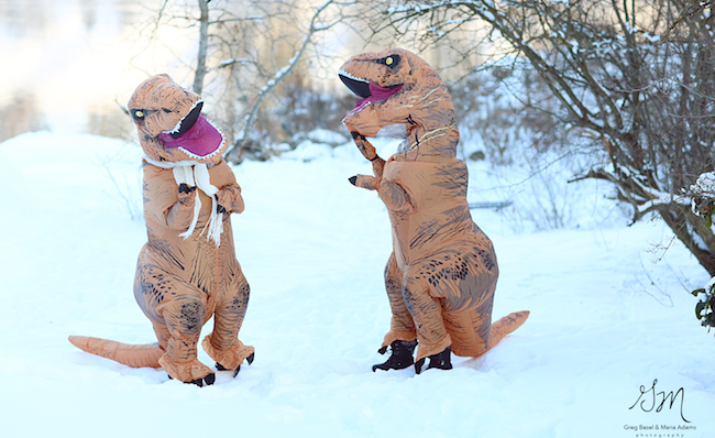 Gaze Upon These Amazing T. Rex Engagement Photos And Know True Love