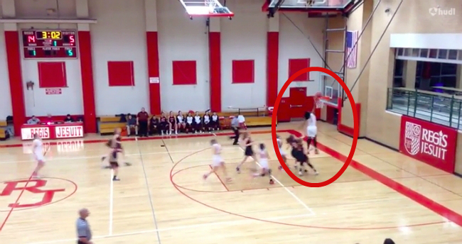 Watch This 15-Year-Old Girls Basketball Player Sky For A Dunk