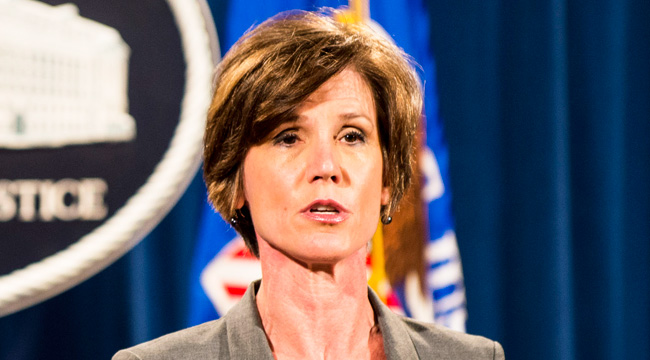 [Video] Sally Yates Answers Question That Would Ultimately End Her Job