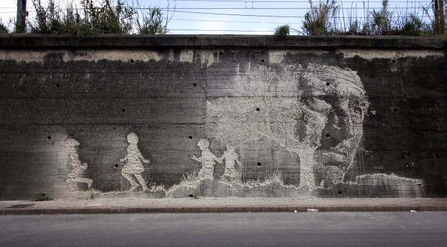 This Street Artist Uses Explosives to Create His Massive Murals