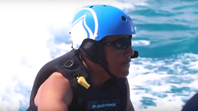 [WATCH] Obama And Richard Branson Go Surfing In The Virgin Islands