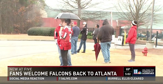 Super Bowl 2017: Falcons Fans Gave The Team A Depressing Welcome Home