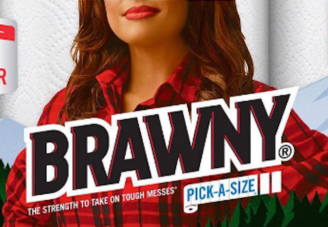 Brawny Put A Woman On Their Paper Towels For Women's History Month