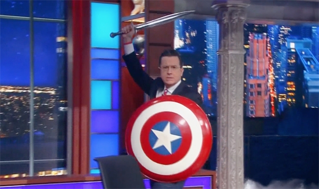 WATCH Stephen Colbert Returns 'Late Show': WERD On Trump Budget Video