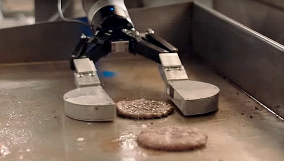 [WATCH] Flippy Is A Burger-Flipping Robot. Literally.