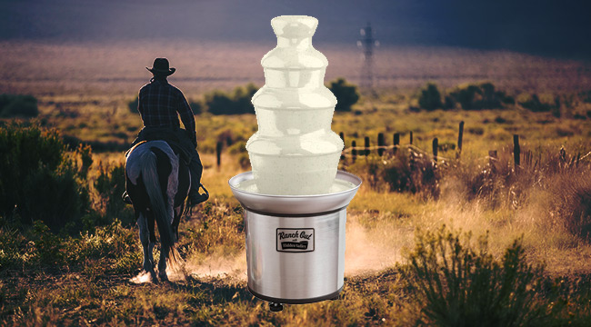 You Can Finally Have That Ranch Fountain You've Always Dreamed Of