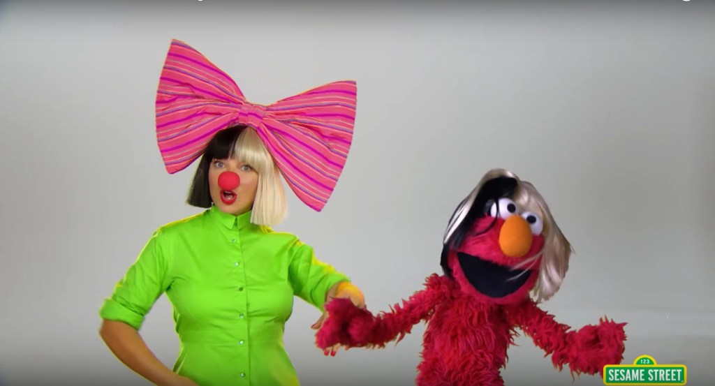 Sia Finally Showed Her Face For A Meta 'Sesame Street' Performance