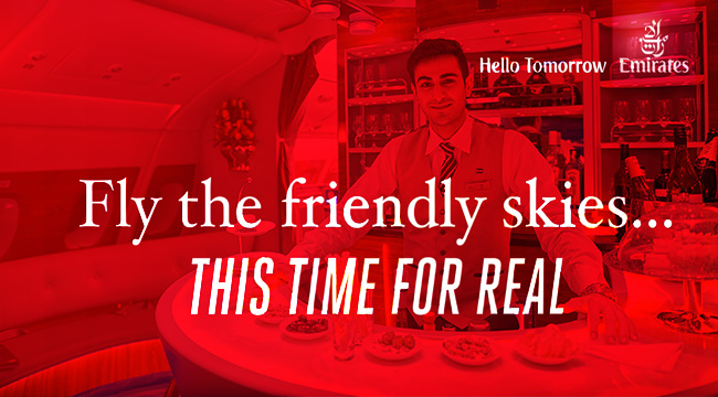 United Airlines: Emirates New Commercial Comes Out Swinging