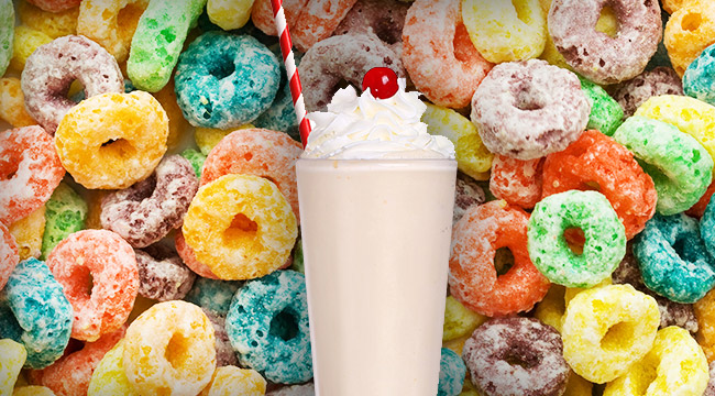 Froot loops milkshake is here to leave you shook