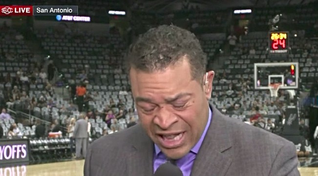 An ESPN Reporter Struggled Through A Live Shot After Swallowing A Bug