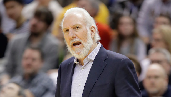 Gregg Popovich Calls Trump 'Embarrassing' Prior To Spurs-Warriors