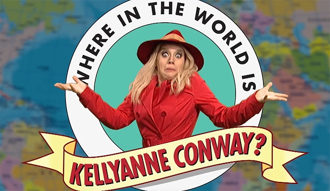 Watch Snl Ask Where In The World Is Kellyanne Conway Sketch Video