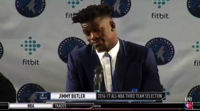 Jimmy Butler Gave Out His Phone Number At A Press Conference