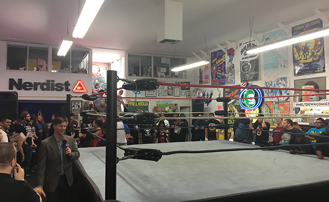 Pro Wrestling In A Comic Book Shop Is The Ultimate L.A. Experience