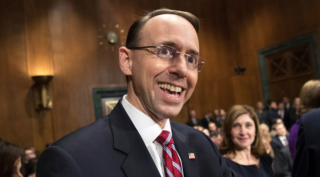 Deputy AG Rod Rosenstein May Recuse Himself From Russia Investigations