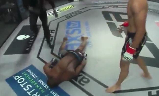 A Showboating MMA Fighter Head-Shakes Then Gets Head Kicked