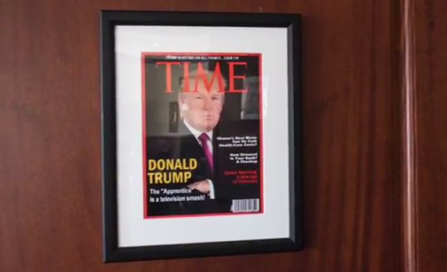 Trump Has Fake 'Time' Magazine Covers Hanging In His Golf Resorts
