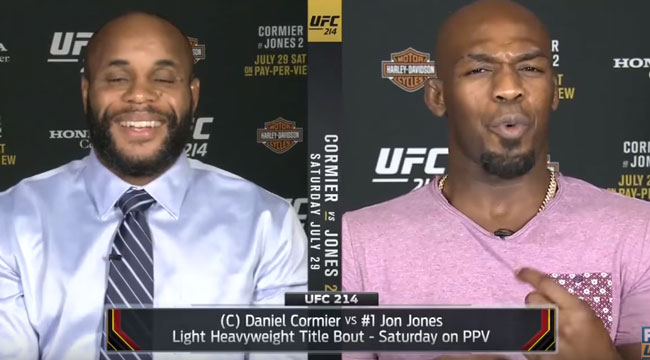 UFC 214: Watch Jon Jones And Daniel Cormier Mock Each Other For Crying