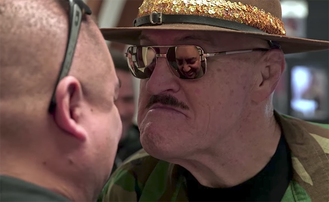 Watch Sgt. Slaughter Whip Gabriel Iglesias Into Shape