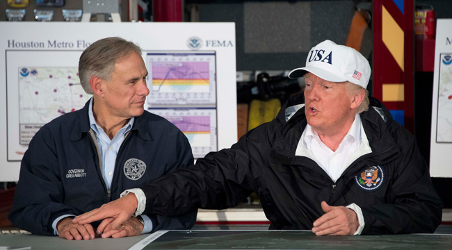 President Trump To Greg Abbott: We'll Congratulate Each Other Later