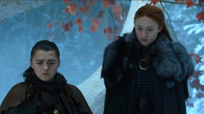 Arya And Sansa Are Fighting For No Reason On 'Game Of Thrones'