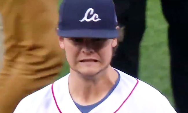 A Wild First Pitch Blasts A Photographer Right In The Nuts