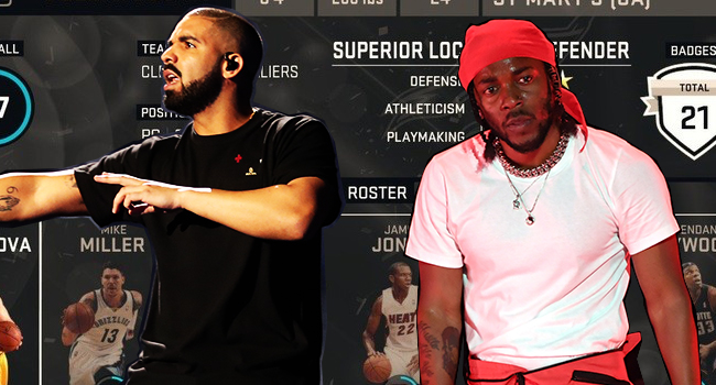 NBA 2K Rankings For Rappers, Kendrick Lamar, Drake, Wale And More