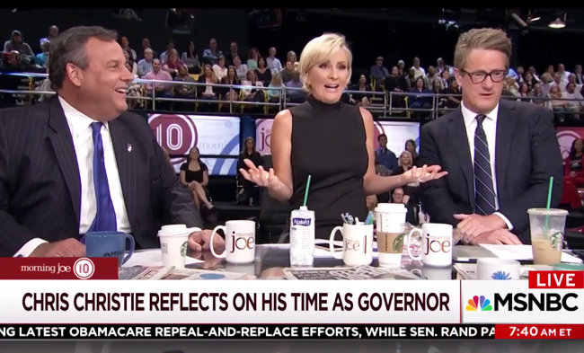 Chris Christie Hits On Mika Brzezinski In 'Morning Joe' Segment