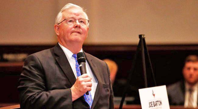Rep. Joe Barton Not Seeking Reelection After Lewd Sexting Scandal