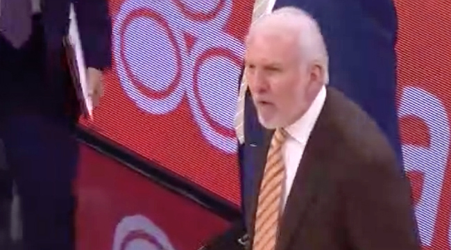 Gregg Popovich Got Ejected For Cursing Out A Referee