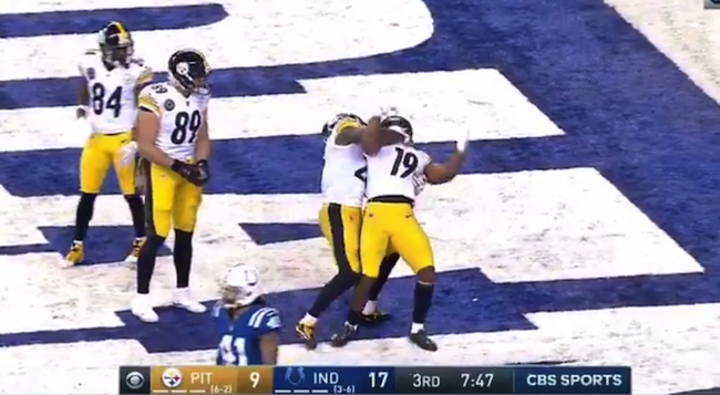 Pittsburgh Reenacted The A.J. Green-Jalen Ramsey Fight In The End Zone