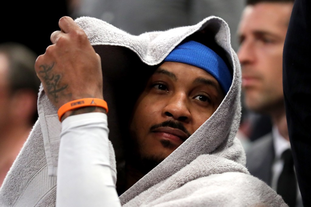Carmelo Anthony Fell Asleep During Phil Jackson's Meditation Sessions