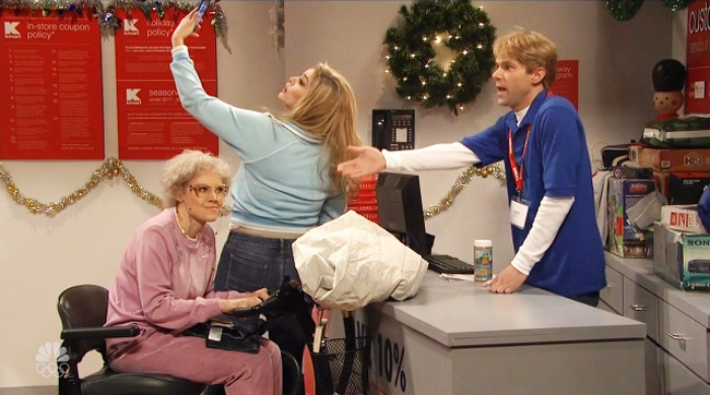 'SNL' Covers Retail For The Holidays In this Weird K-Mart Skit