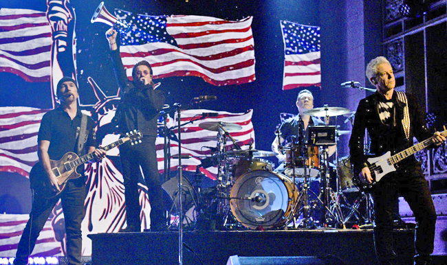 U2 Performs 'American Soul' And 'Get Out Of Your Own Way' On 'SNL'