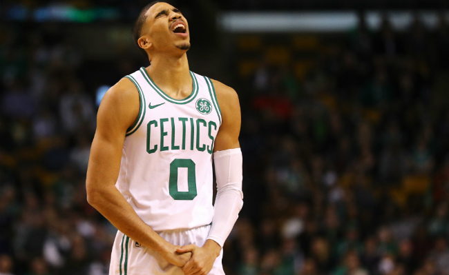 Jayson Tatum Suffered A Nasty Dislocated Finger On His Shooting Hand