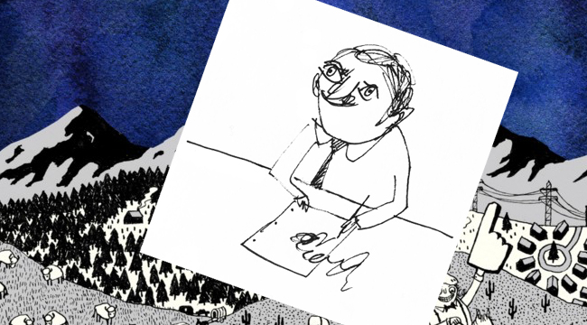 Cartoonist Ed Steed's 'Pure Comedy' Artwork Is Grammy-Nominated