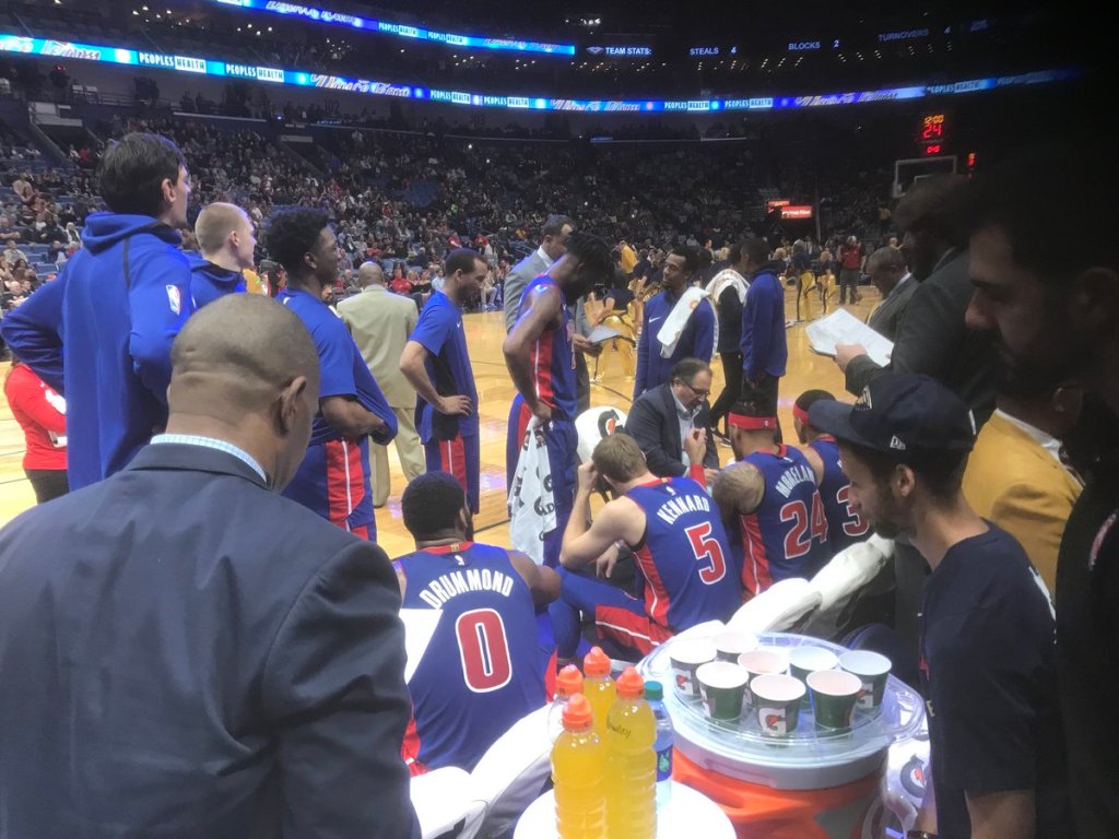 Behind The Bench: Someone On The Detroit Pistons Loves Mortal Kombat