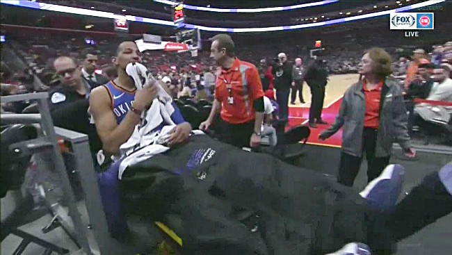 Andre Roberson Ruptured His Patellar Tendon And Is Done For The Season