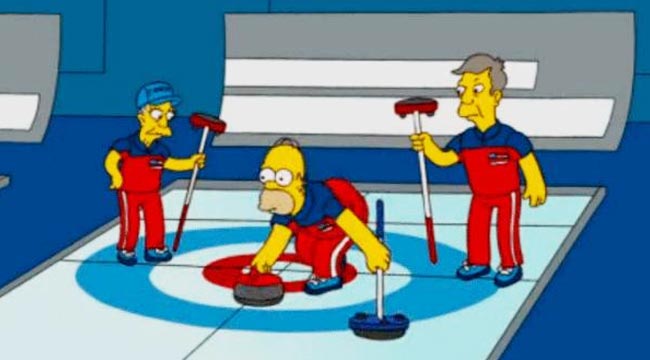 'The Simpsons' Predicted The US Winning Gold Medal In Olympic Curling