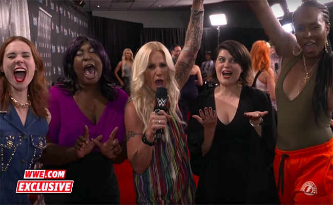 WWE Superstars Will Face 'GLOW' Cast Members On 'Drop The Mic'