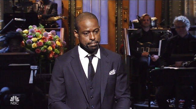 Sterling K. Brown Can't Keep It Together During His 'SNL' Monologue
