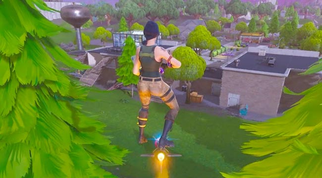 'Fortnite' Players Are Riding Rockets Across The Map