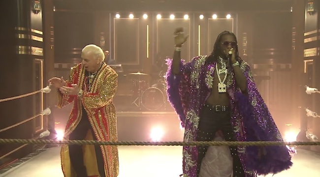 Offset, Metro Boomin, Ric Flair Perform 'Ric Flair Drip' On 'Fallon'