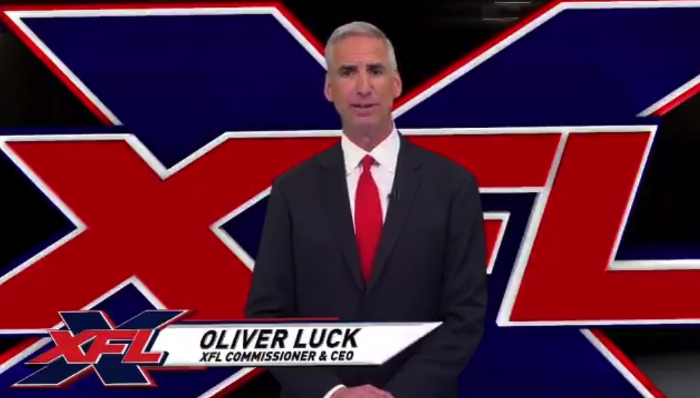 Ex-NFL And NCAA Executive Oliver Luck Is The XFL's New Commissioner