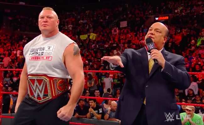 WWE Acknowledges Brock Lesnar Passing CM Punk' World Champion Reign