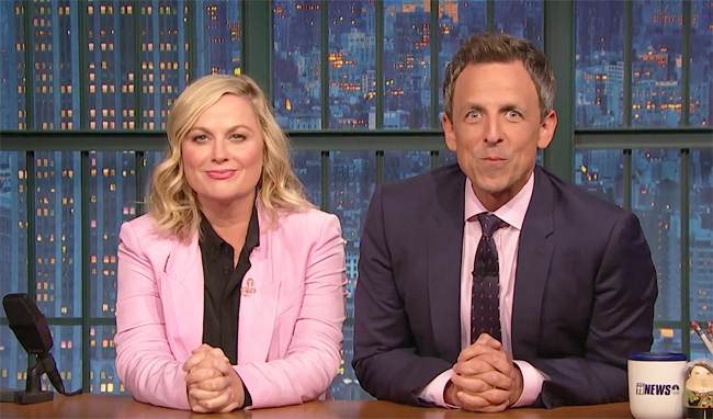 Seth Meyers And Amy Poehler Reunite To Drag James Comey