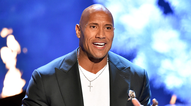 The Rock Celebrates After Being Named Forbes Highest Paid Actor