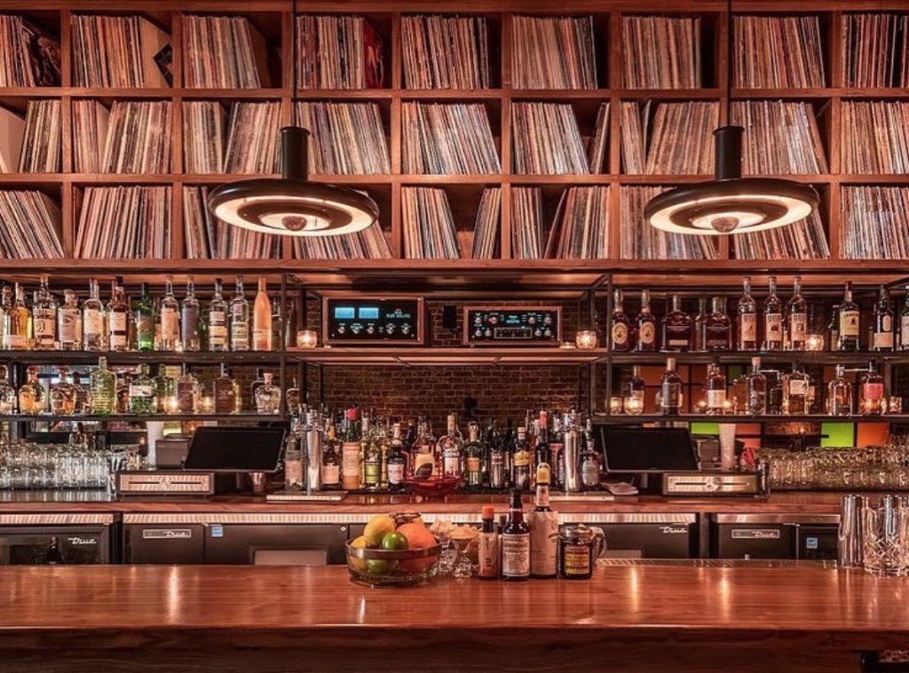 Gold Line Bar In Los Angeles Combines Cocktails And Vinyl